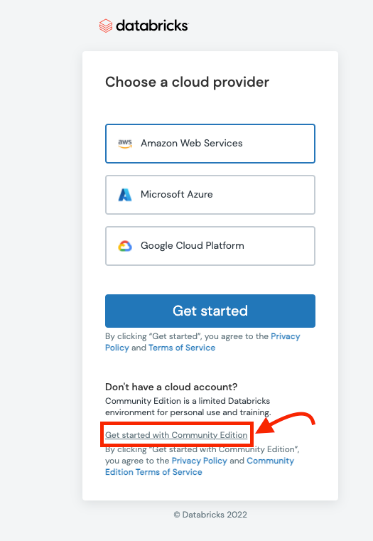 Solved: Can't login to databricks community edition - Databricks ...