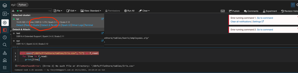 Solved Issue While Trying To Read A Text File In Databric