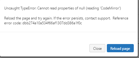Getting error popup in databricks - Databricks Community - 21567