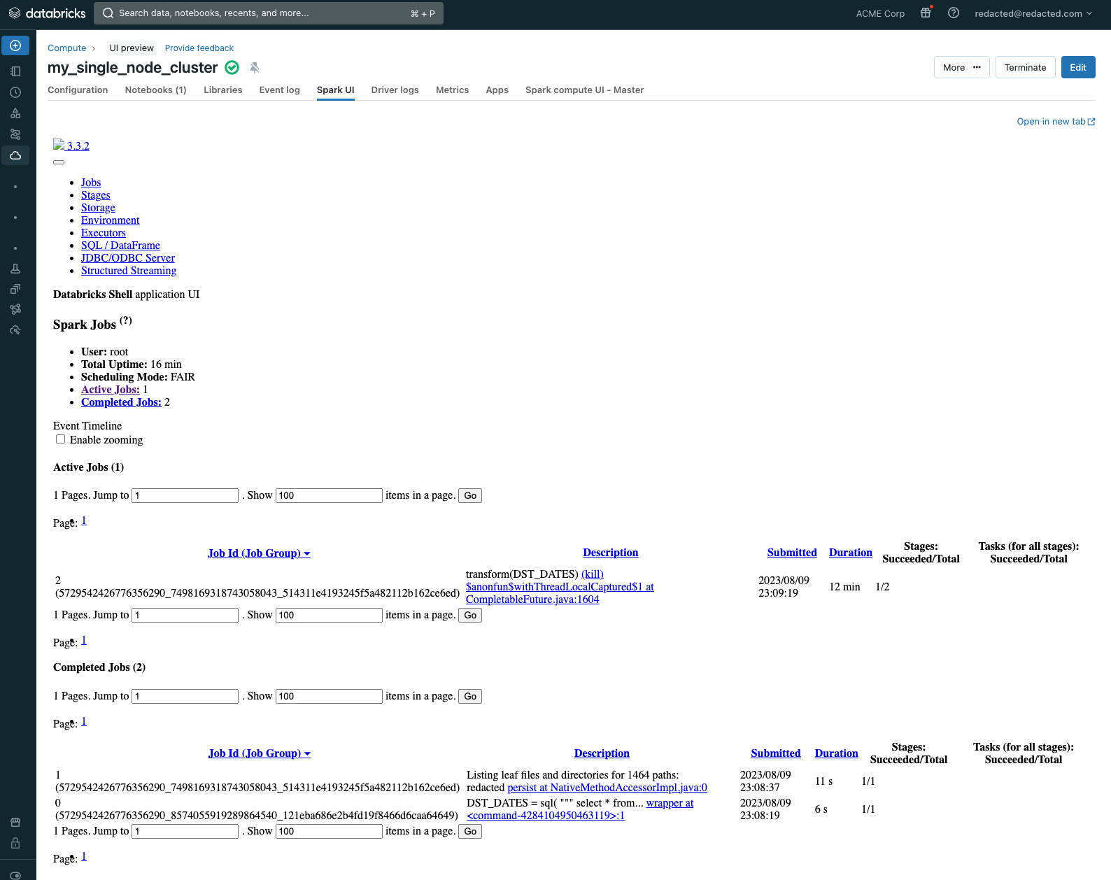 Spark UI in GCP is broken - Databricks Community - 38238