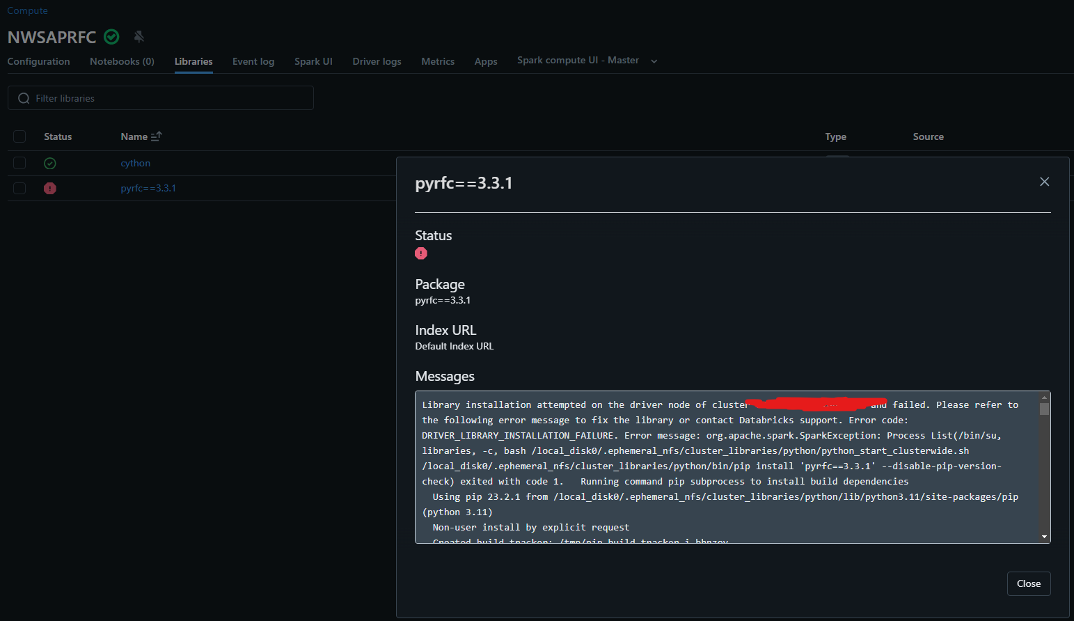 How Install Pyrfc into AWS Databrick using Volumes - Databricks Community - 95354