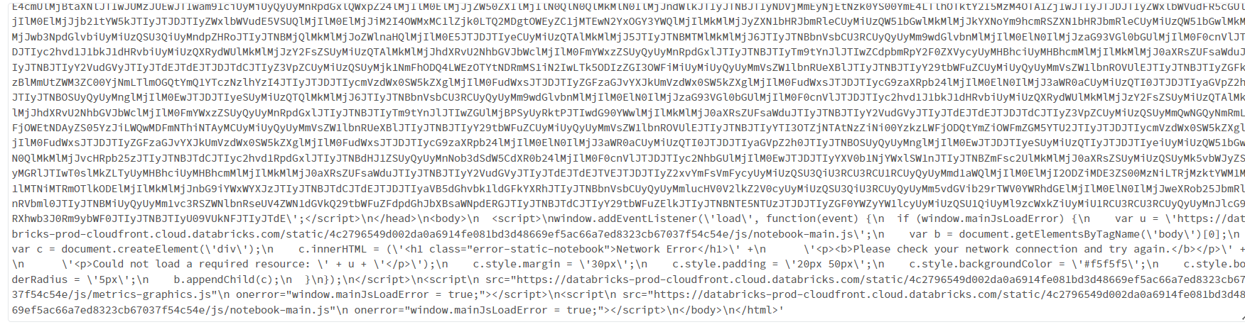 How Can I Export My Dashboard En Format Html Using Databricks Community