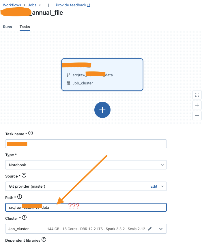 how to setup the path to a remote notebook in bitb... - Databricks ...