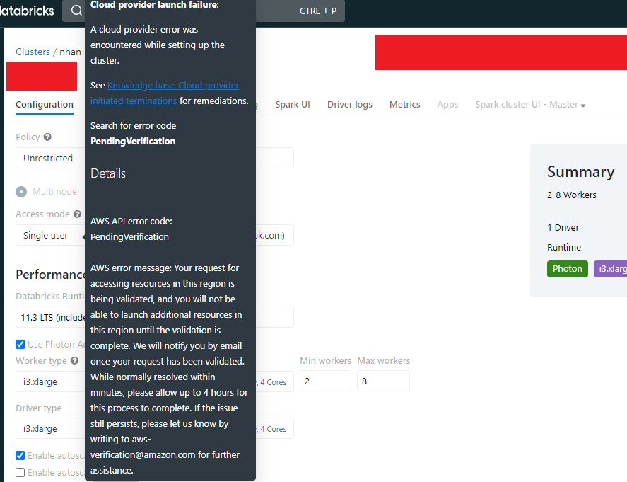 Solved Limit Resource When Create Cluster In Databricks O 9558