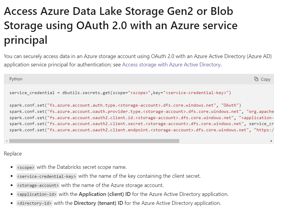Solved: How i can add ADLS Gen2 - OAuth 2.0 as Cluster sco ...