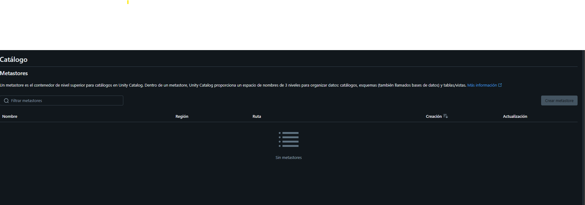 Solved: can't create a metastore, "must have an active sus... - Databricks Community - 111168