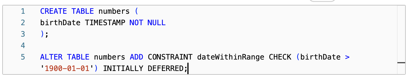 Constraint options usage - Databricks Community - 55107