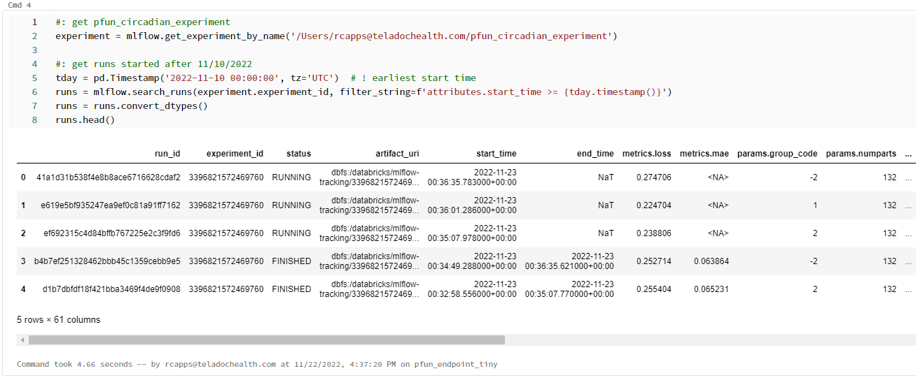 Why are my MLflow results not showing up in the Ex... - Databricks ...